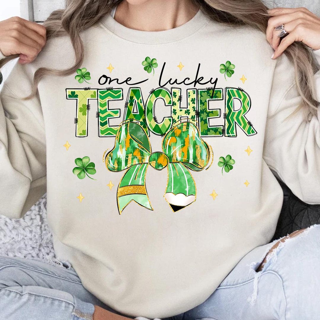 Teacher St Patrick Png, Lucky Teacher Png, St Patrick Teacher Png, St ...