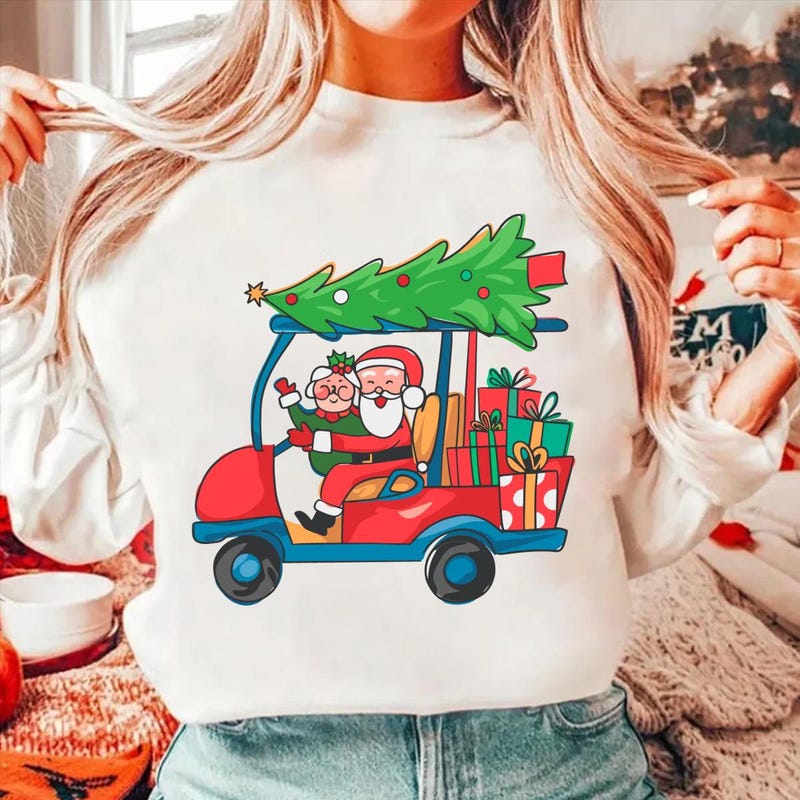 Christmas Golf Cart Decor - Etsy