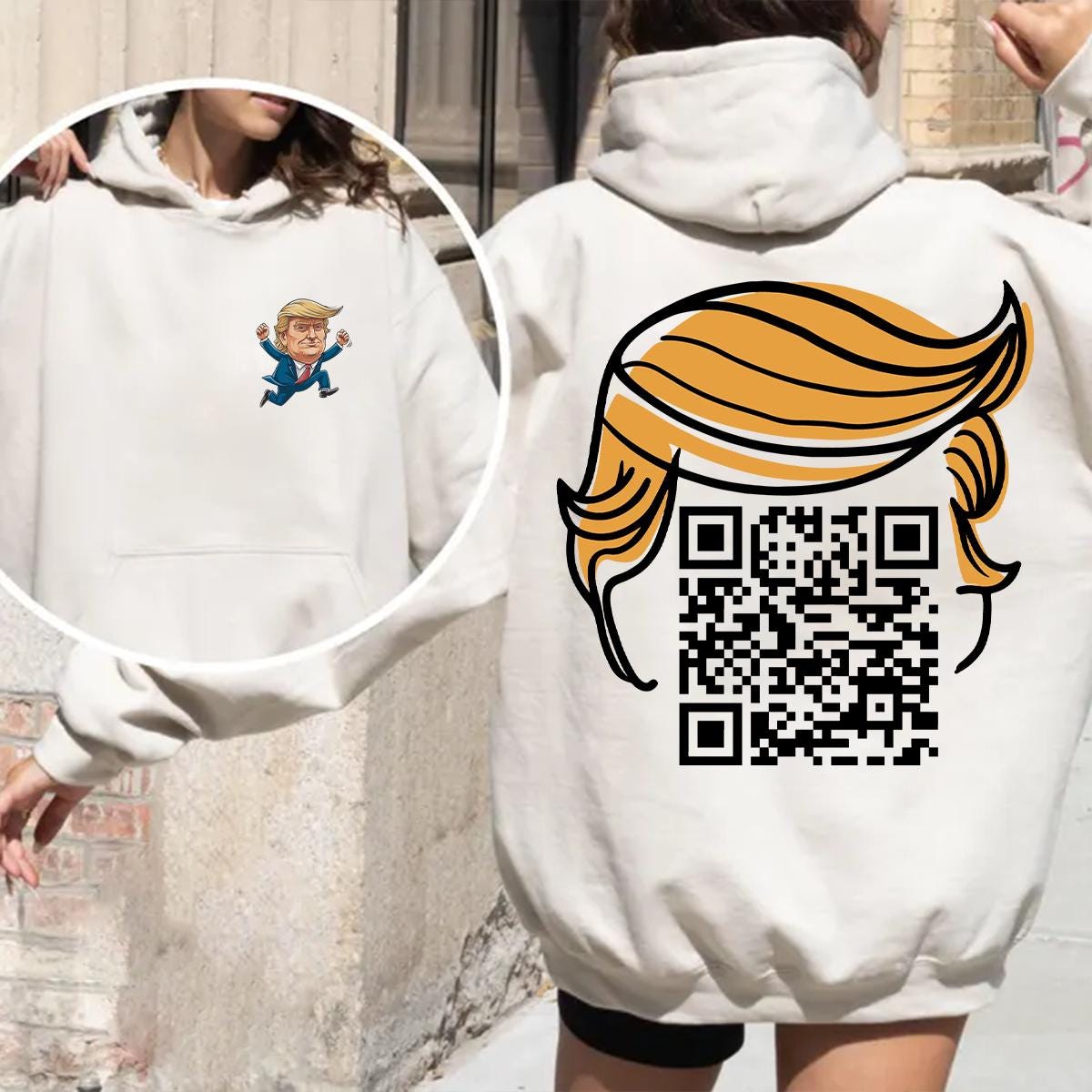 Trump Dance QR Code Svg Png, Viral Trump Dance YMCA, Qr Code Trump ...