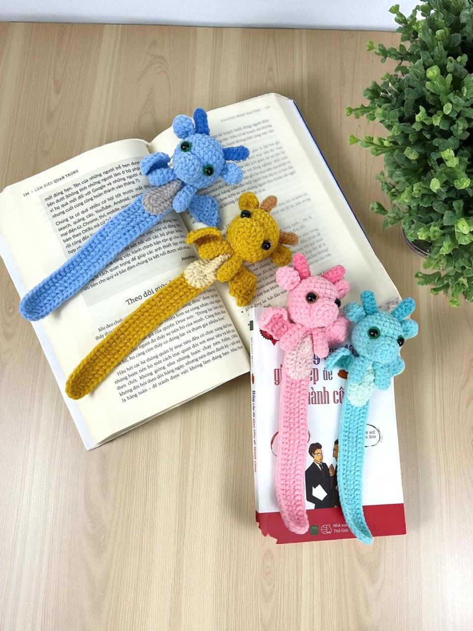 Crochet Dragon Bookmark Pattern: Amigurumi Fantasy PDF (digital ...