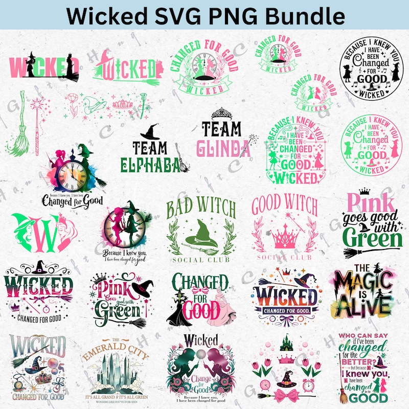 Wicked Svg - Etsy