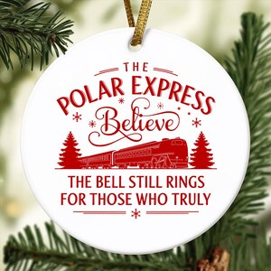 The Polar Express Believe Svg, the Bell Still Rings for Those Who Truly ...