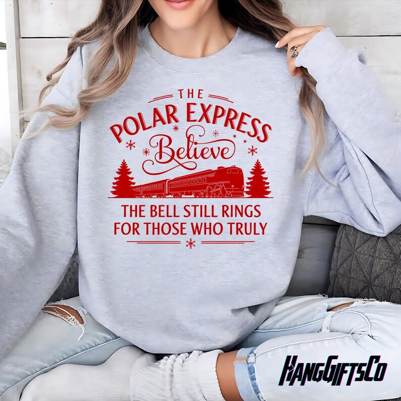 The Polar Express Believe Svg, the Bell Still Rings for Those Who Truly Svg, Polar Express ...