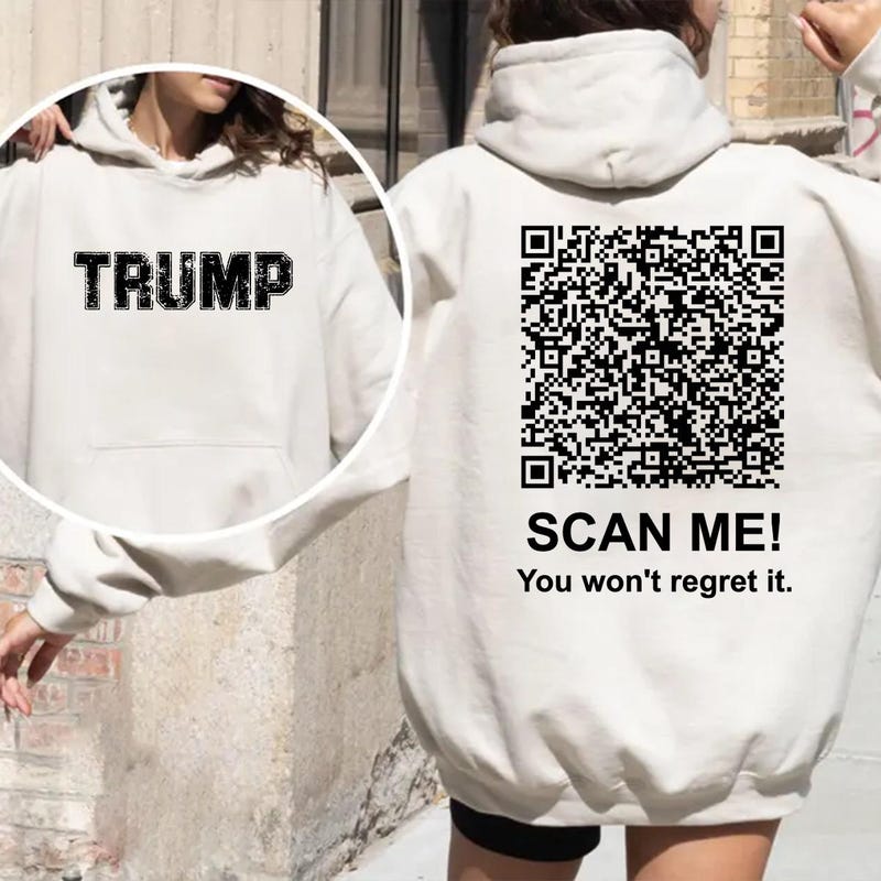 Trump Qr Code Shirt - Etsy