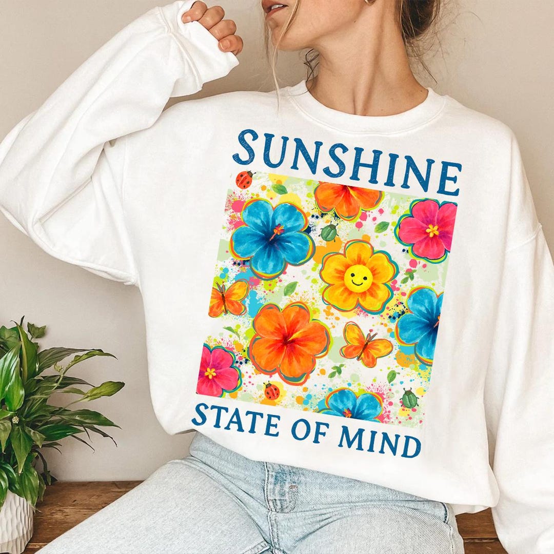 Sunshine State of Mind Png, Handrawn Preppy Summer Design, Beach Png ...