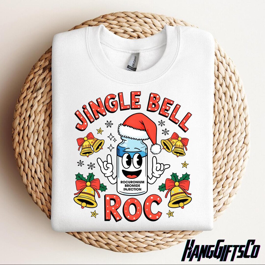 Retro Christmas Jingle Bell Roc PNG Download, Christmas Nurse Png ...