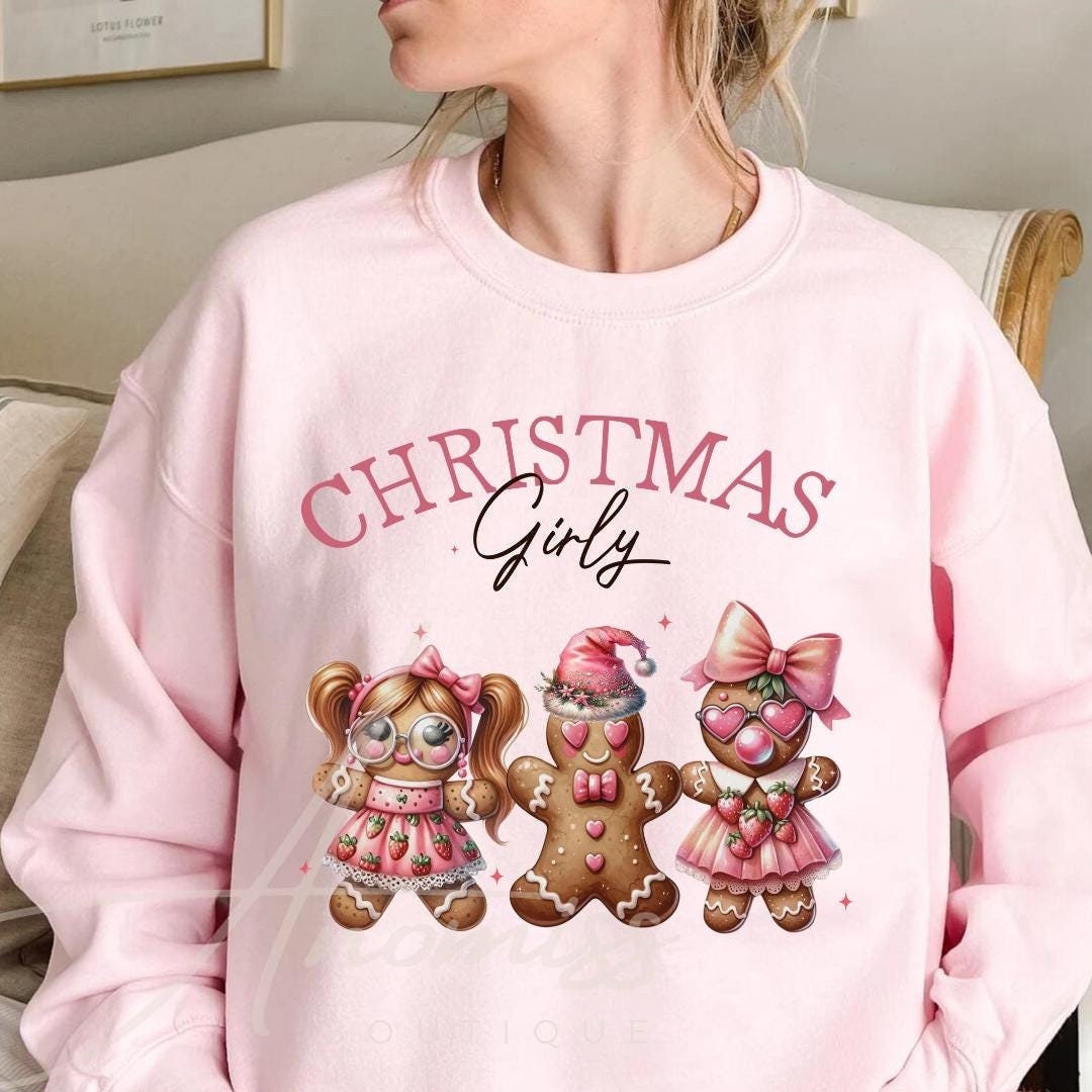 Christmas Girly Png, Cute Gingerbread Figurines Png, Cute Christmas Png ...