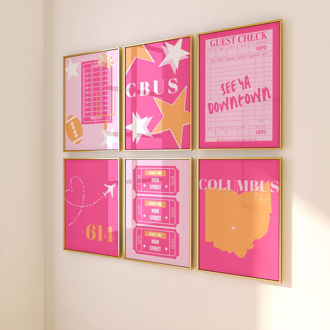 Ohio State University Digital Prints | OSU Prints | OSU Preppy Posters ...