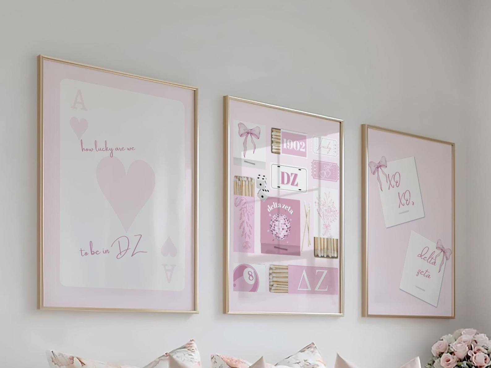 Delta Zeta Digital Prints | Delta Zeta Posters | DZ Matchbox Prints ...