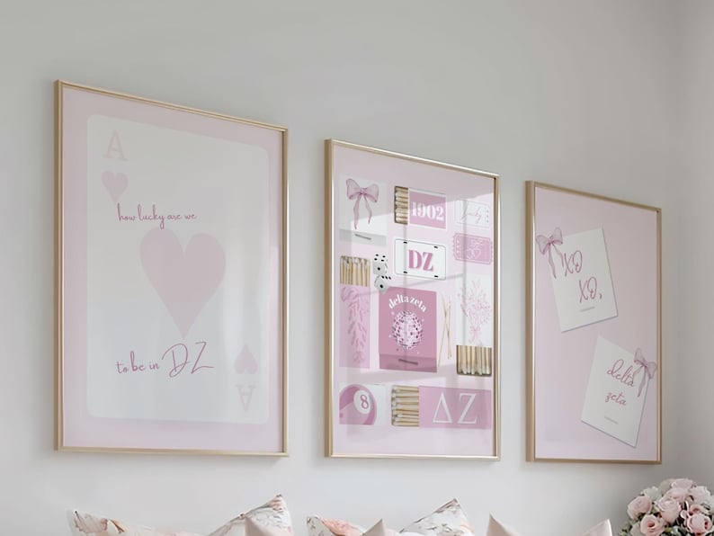 Delta Zeta Digital Prints | Delta Zeta Posters | DZ Matchbox Prints ...