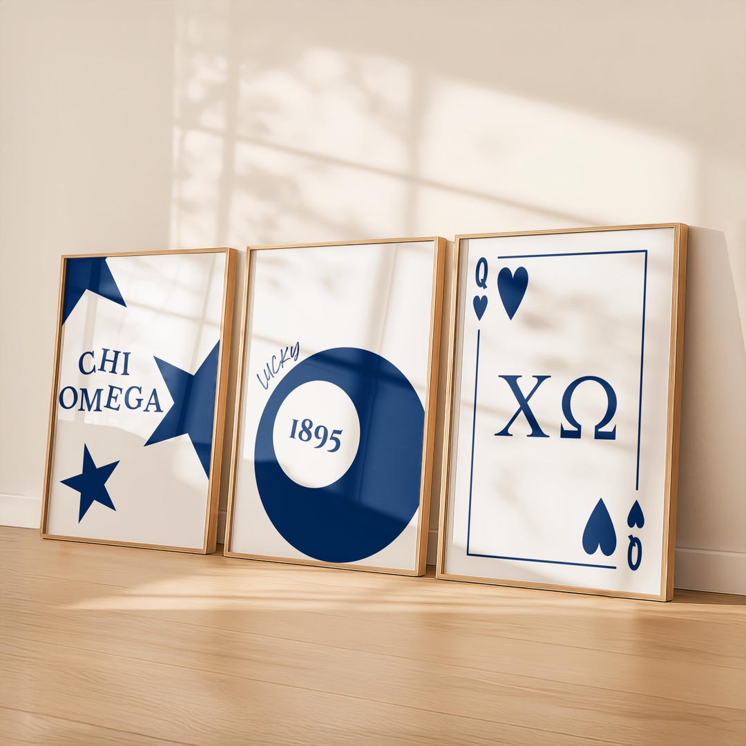 Chi Omega Digital Prints | Chi Omega Wall Art | Big Little Gift ...