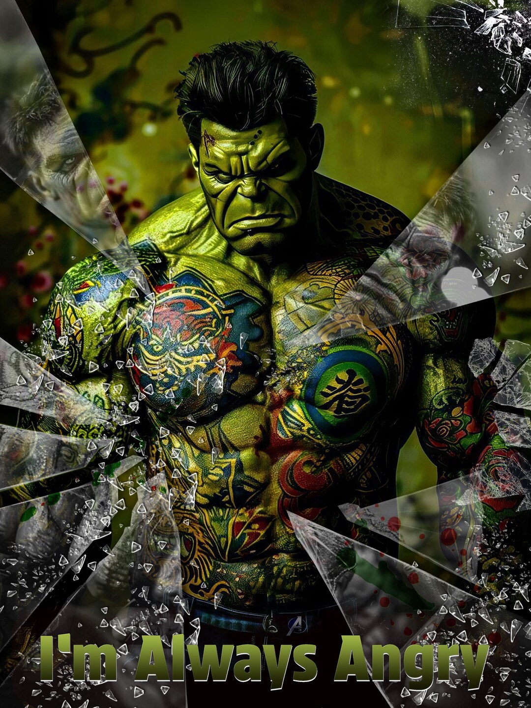 Poster, Hulk, 3d - Etsy