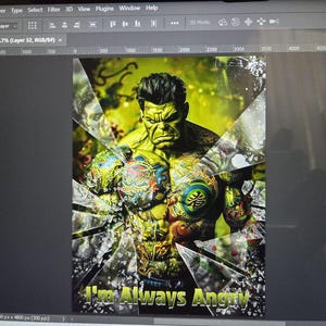 Poster, Hulk, 3d - Etsy