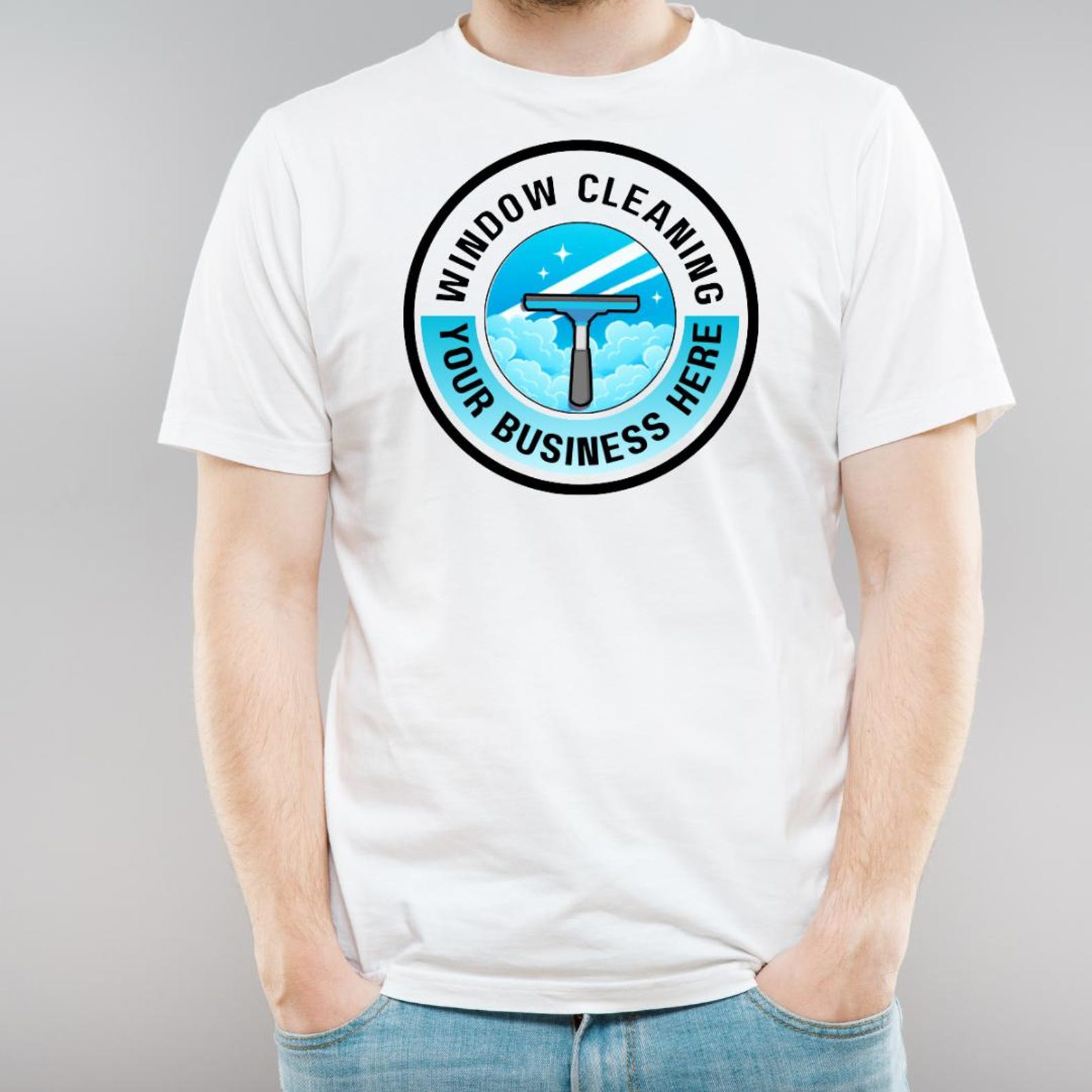 Editable Window Cleaning Logo Design | Canva Template | Customizable ...