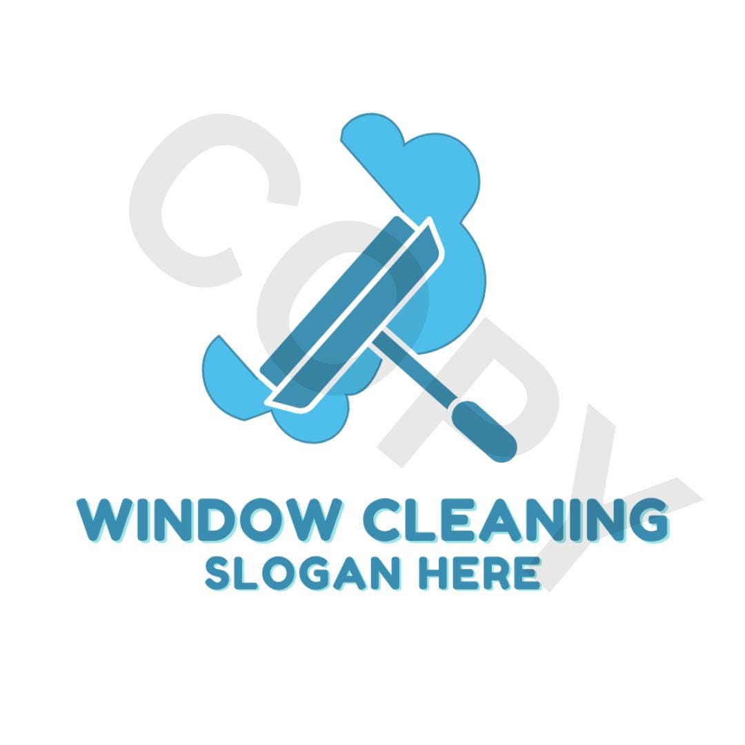 Fully Editable Window Cleaning Logo Design | Cleaning Services | Canva ...