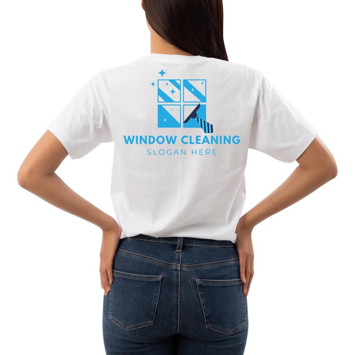 Fully Editable Window Cleaning Logo Design | Window Washing Business ...
