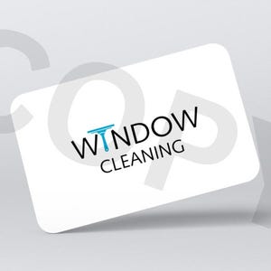 Minimalistic Window Cleaning Logo | Window Washing Logo | Modern Logo ...