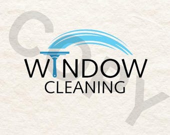 Minimalistic Window Cleaning Logo | Window Washing Logo | Modern Logo ...