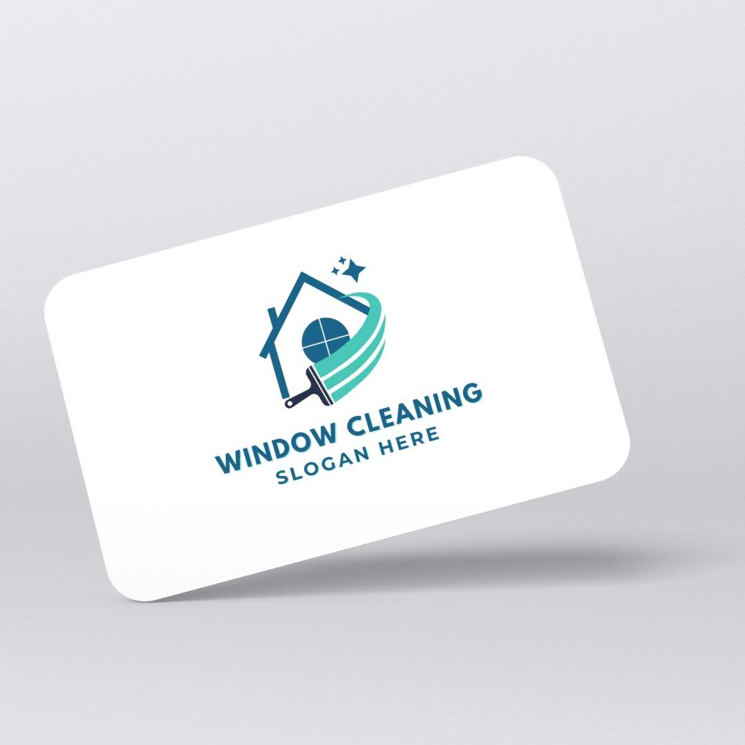 Fully Editable Window Cleaning LOGO | Squeegee Logo Design | Modern ...