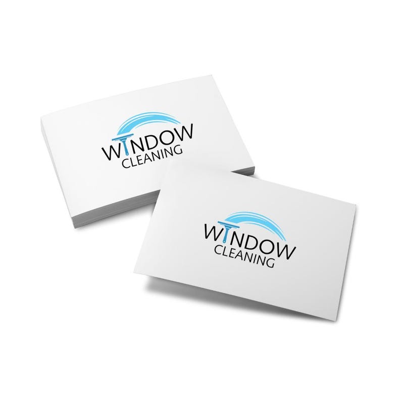 Minimalistic Window Cleaning Logo | Window Washing Logo | Modern Logo ...