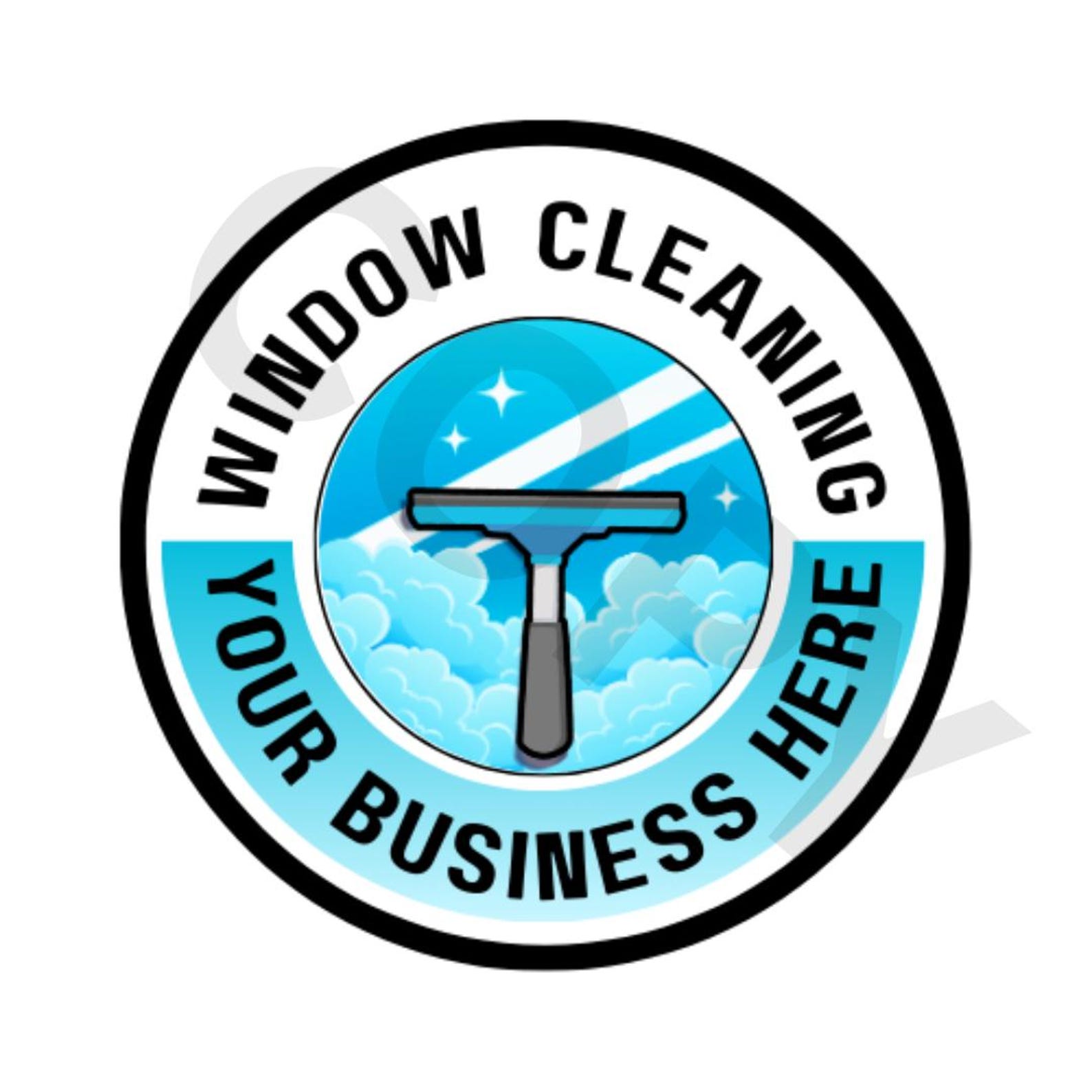 Editable Window Cleaning Logo Design | Canva Template | Customizable ...