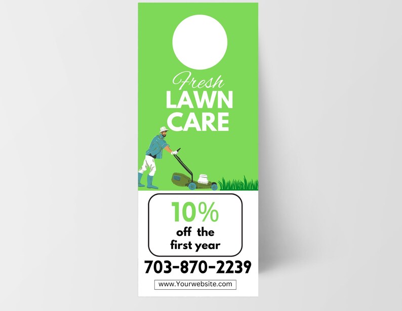 Editable Flyer for Landscaping Businesses | Lawn Care Flyer Template ...