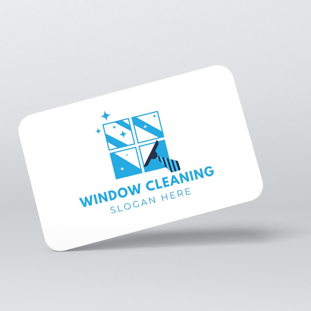 Fully Editable Window Cleaning Logo Design | Window Washing Business ...