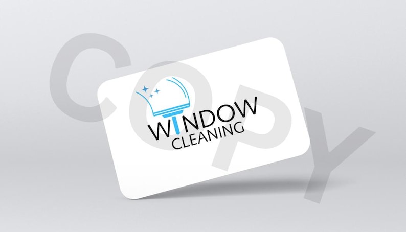 Minimalistic Window Cleaning Logo | Window Washing | Modern Logo Design ...