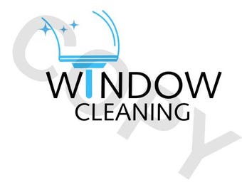 Minimalistic Window Cleaning Logo | Window Washing | Modern Logo Design ...