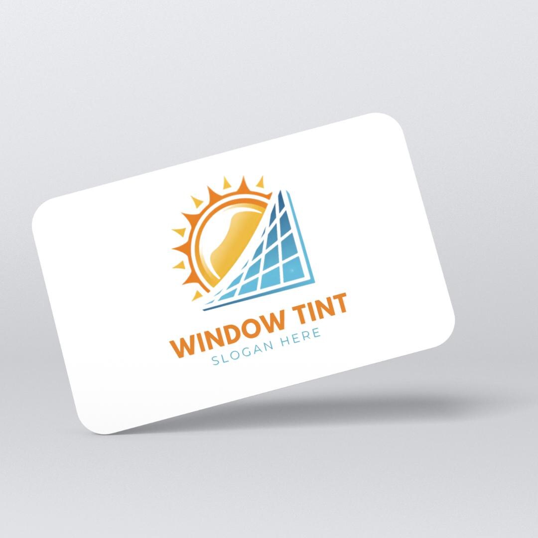 Window Tint Business Logo: Modern Design Canva Template (digital ...