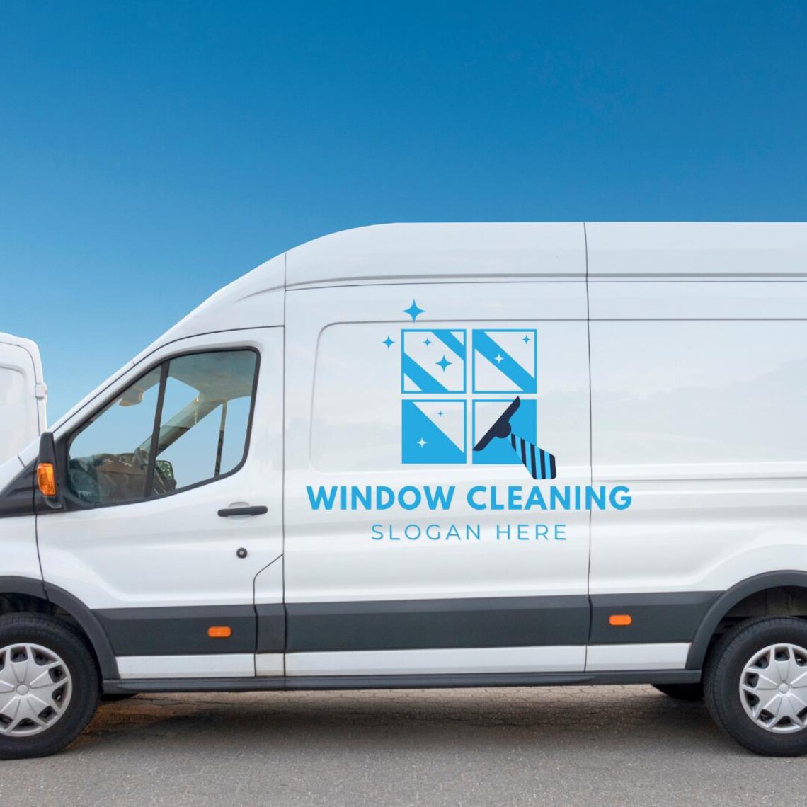 Fully Editable Window Cleaning Logo Design | Window Washing Business ...