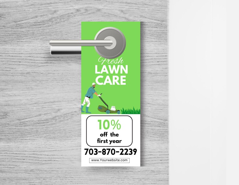 Editable Flyer for Landscaping Businesses | Lawn Care Flyer Template ...