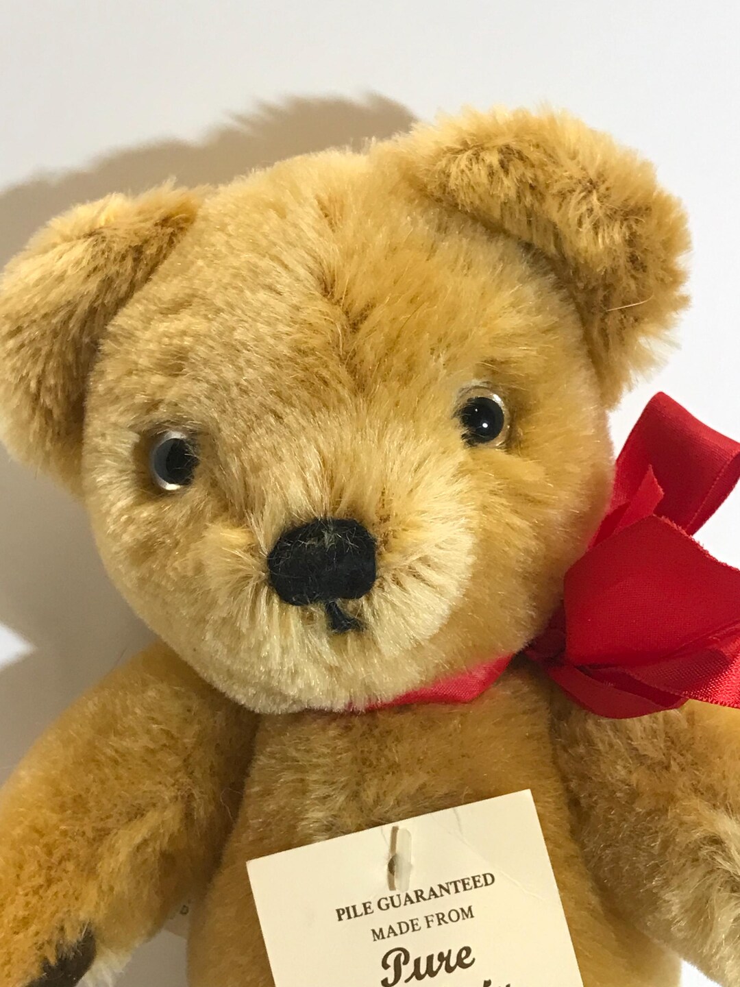 Vintage MERRYTHOUGHT GOLDEN Mohair Bear Ironbridge Shop Made in England ...
