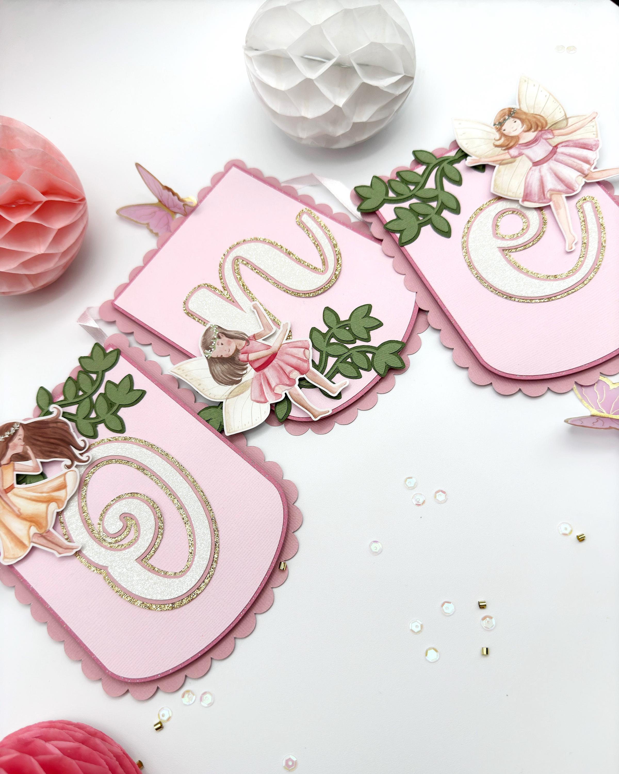 Fairy High Chair Banner Fairy First Birthday Banner Fairy Decoration ...