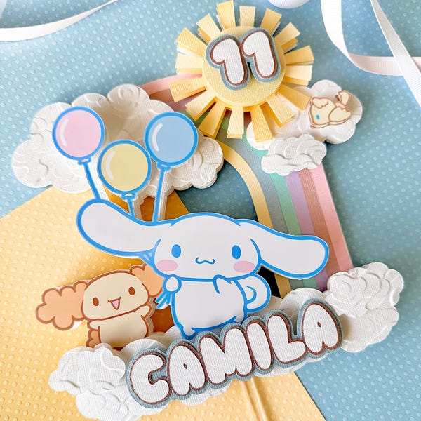 Cinnamon Roll Cake Topper - Etsy