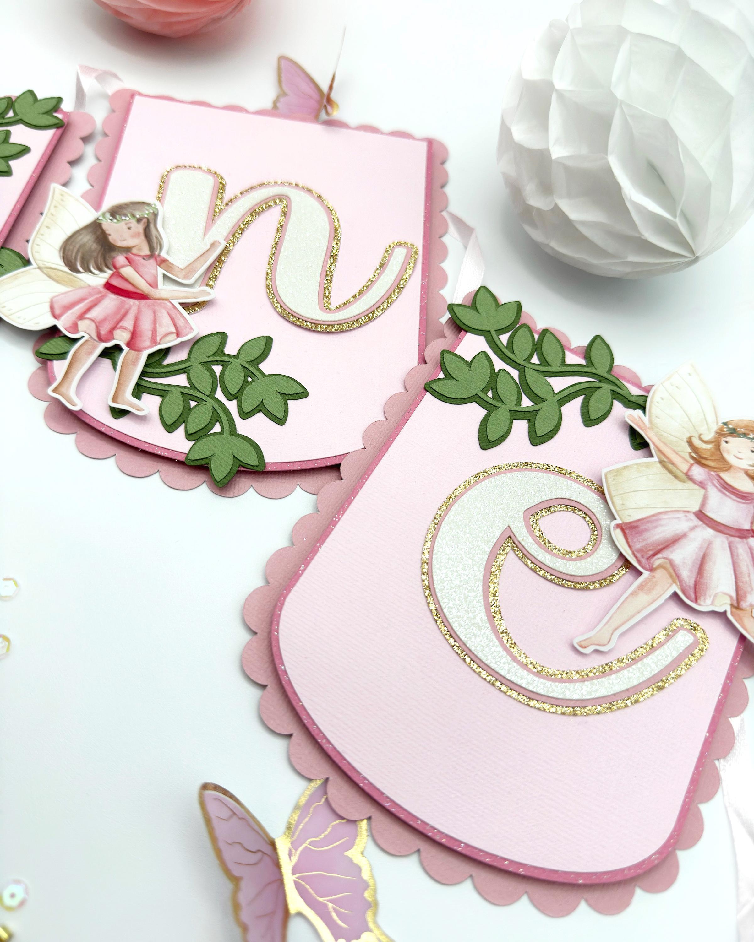 Fairy High Chair Banner Fairy First Birthday Banner Fairy Decoration ...