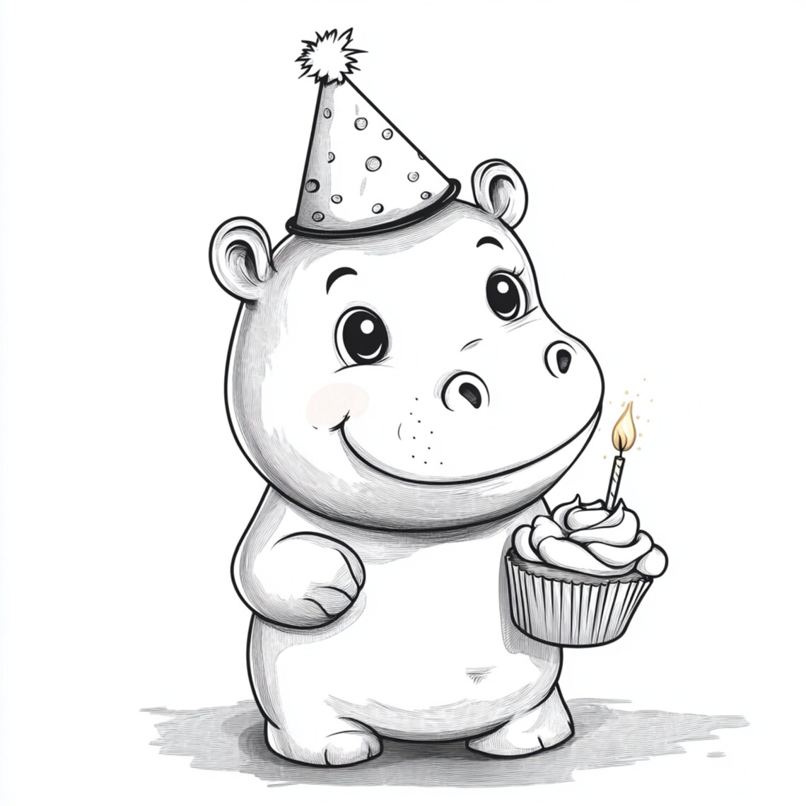 Moo Deng Coloring, Coloring Moo Deng, Moo Deng Bootlegs, Bouncy Pig ...