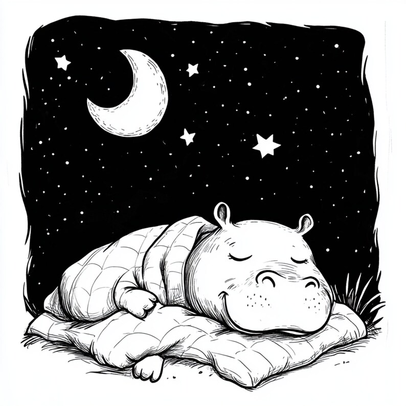 Moo Deng Coloring, Coloring Moo Deng, Moo Deng Bootlegs, Bouncy Pig ...