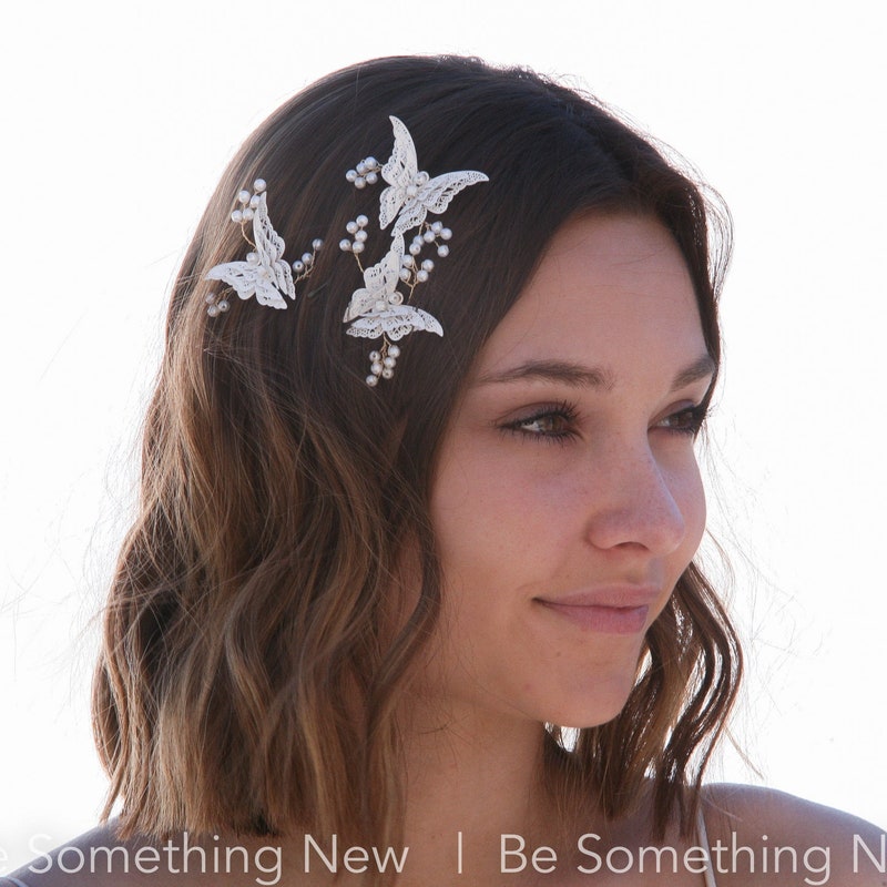 Butterfly Hairpin - Etsy
