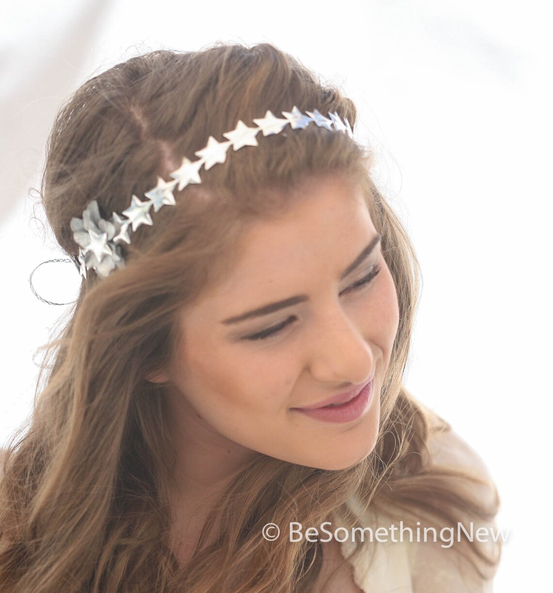 Silver Stars Tie Headband Headband for Women and Teens - Etsy