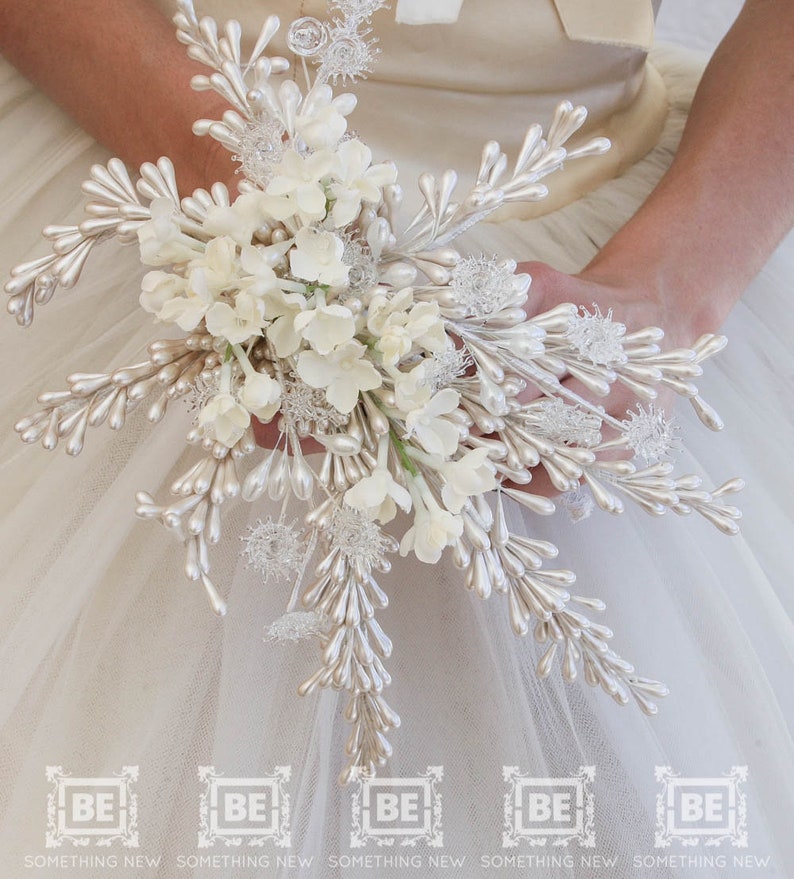 Vintage Wax Flower Bud Bridal Bouquet Vintage Wedding Bouquet | Etsy