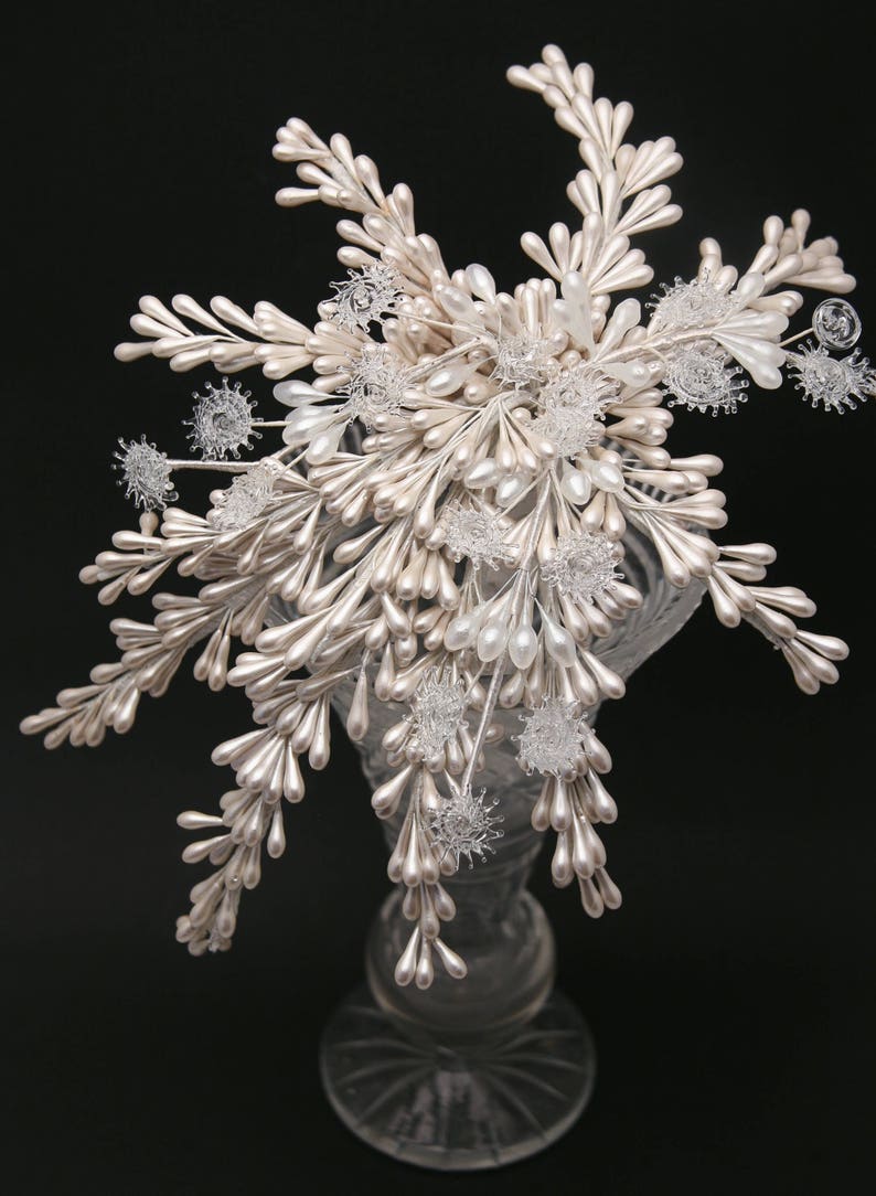 Vintage Wax Flower Bud Bridal Bouquet Vintage Wedding Bouquet | Etsy