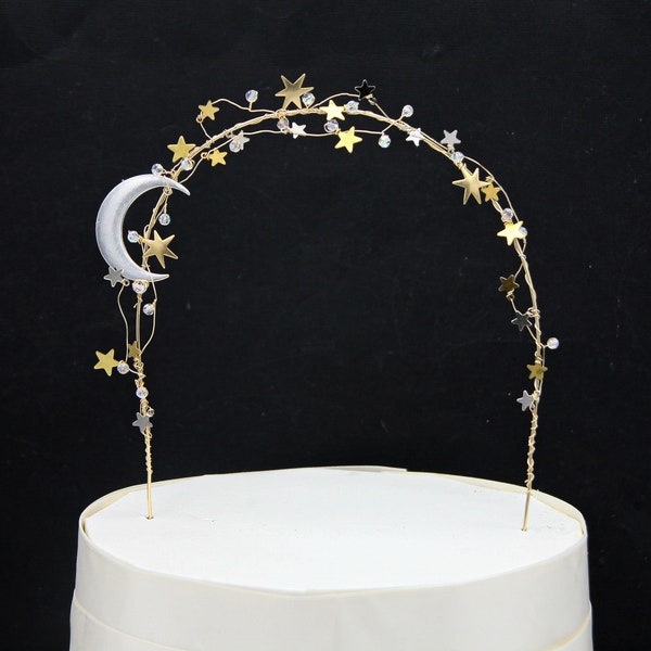 Celestial Wedding Cake Topper - Etsy