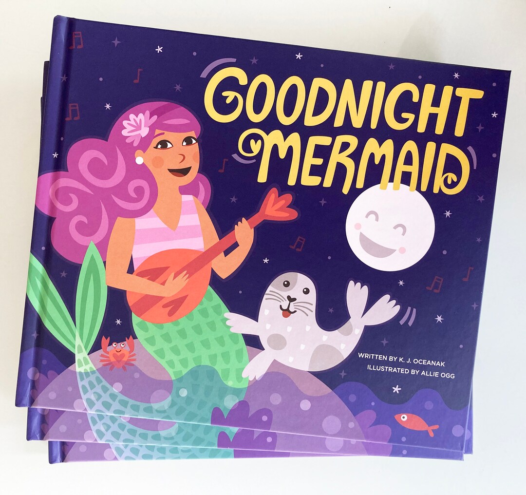 Goodnight Mermaid Children's Book - Etsy