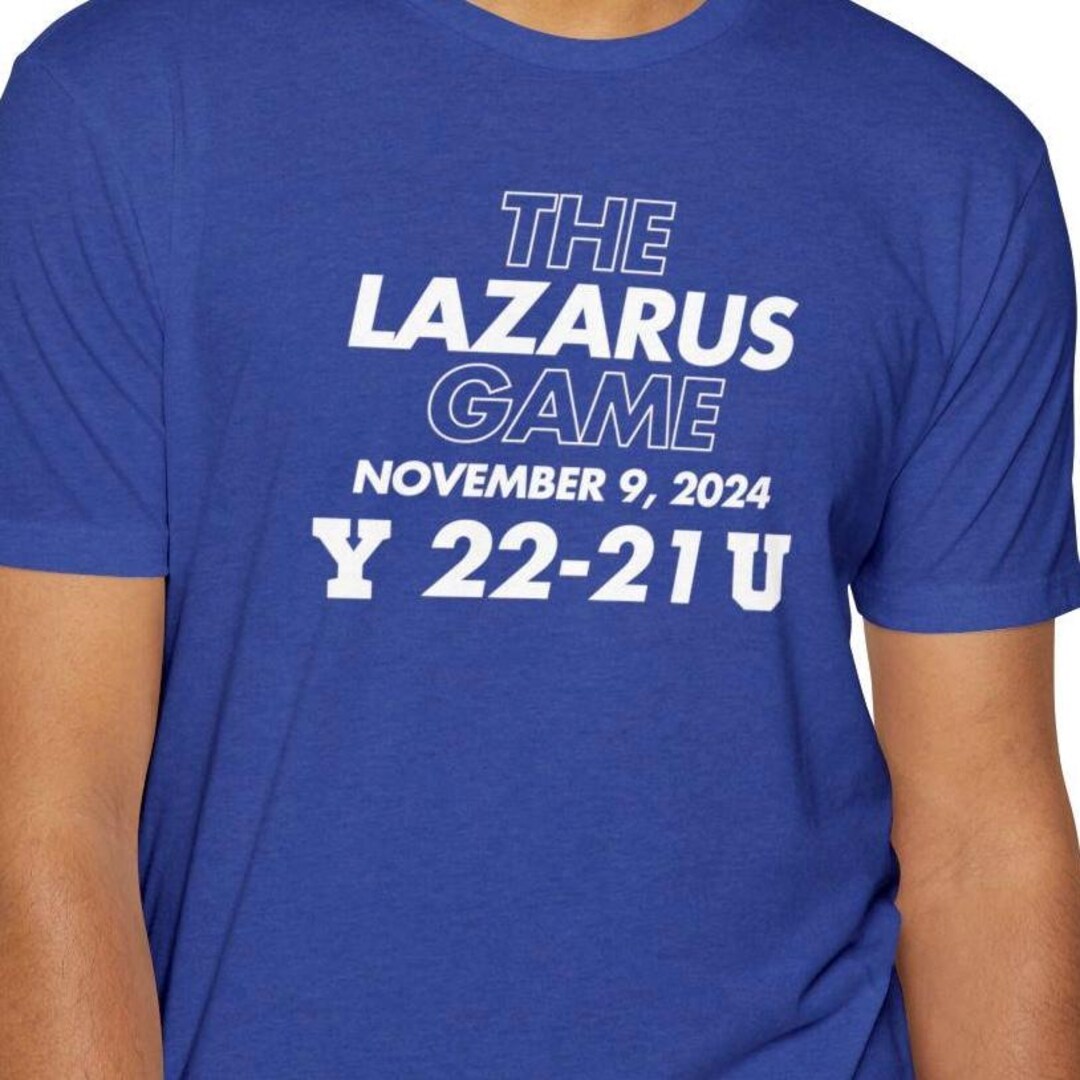 The Lazarus Game T-shirt, Holy War 2024 Rivalry Game T-shirt, BYU Vs ...