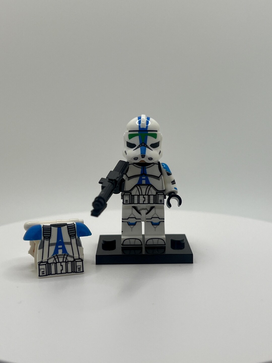 Blue Jet Pack Clone Trooper Minifigure Custom Star Wars Figure Movie ...