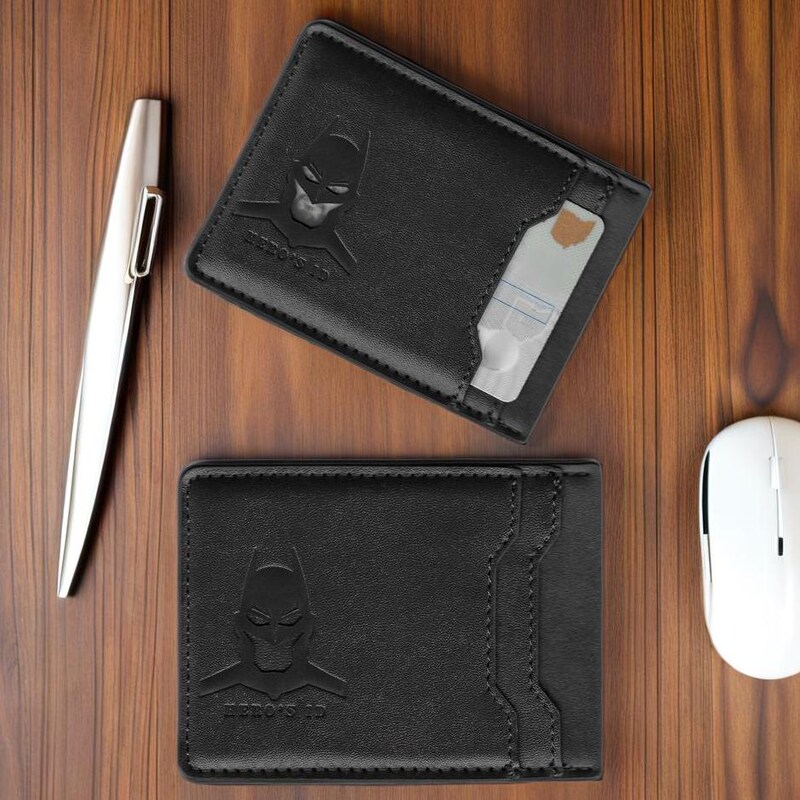 Bat Man Id Wallet - Etsy