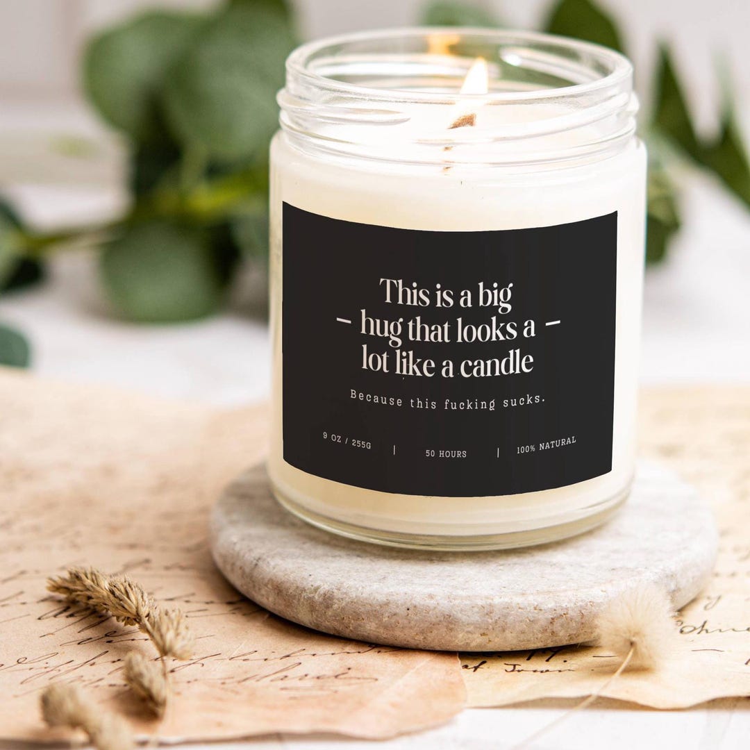 This Sucks Grief Candle Sympathy Gift for Loss Memorial Gift Thinking ...