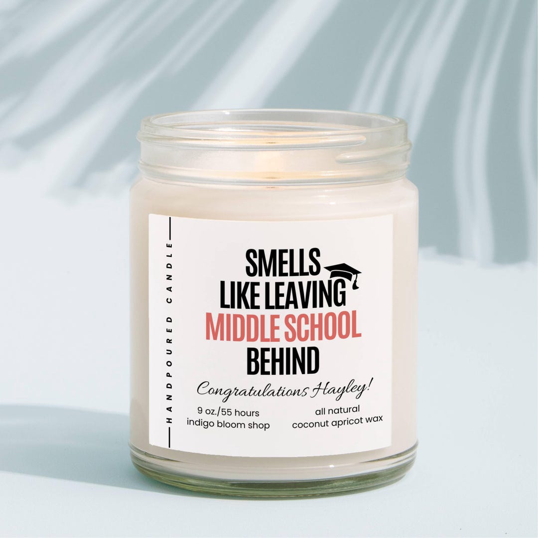 8th Grade Graduation Gift, Personalized Keepsake for Middle School Grad ...