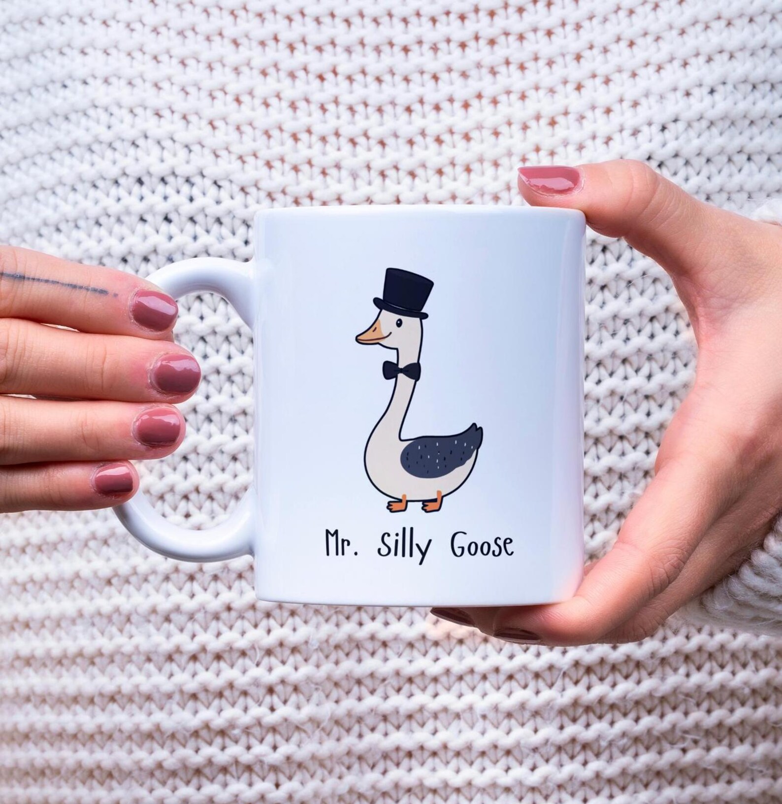 Mr and Mrs Silly Goose Mugs, Funny Wedding Gift for Couples ...